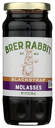 Amazon.com : Brer Rabbit Unsulphured Molasses, Blackstrap, 12 Ounce ...