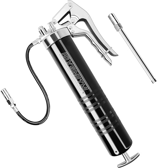 FIXSMITH Grease Gun, 8000 PSI Heavy Duty Pistol Grip Grease Gun Kit ...