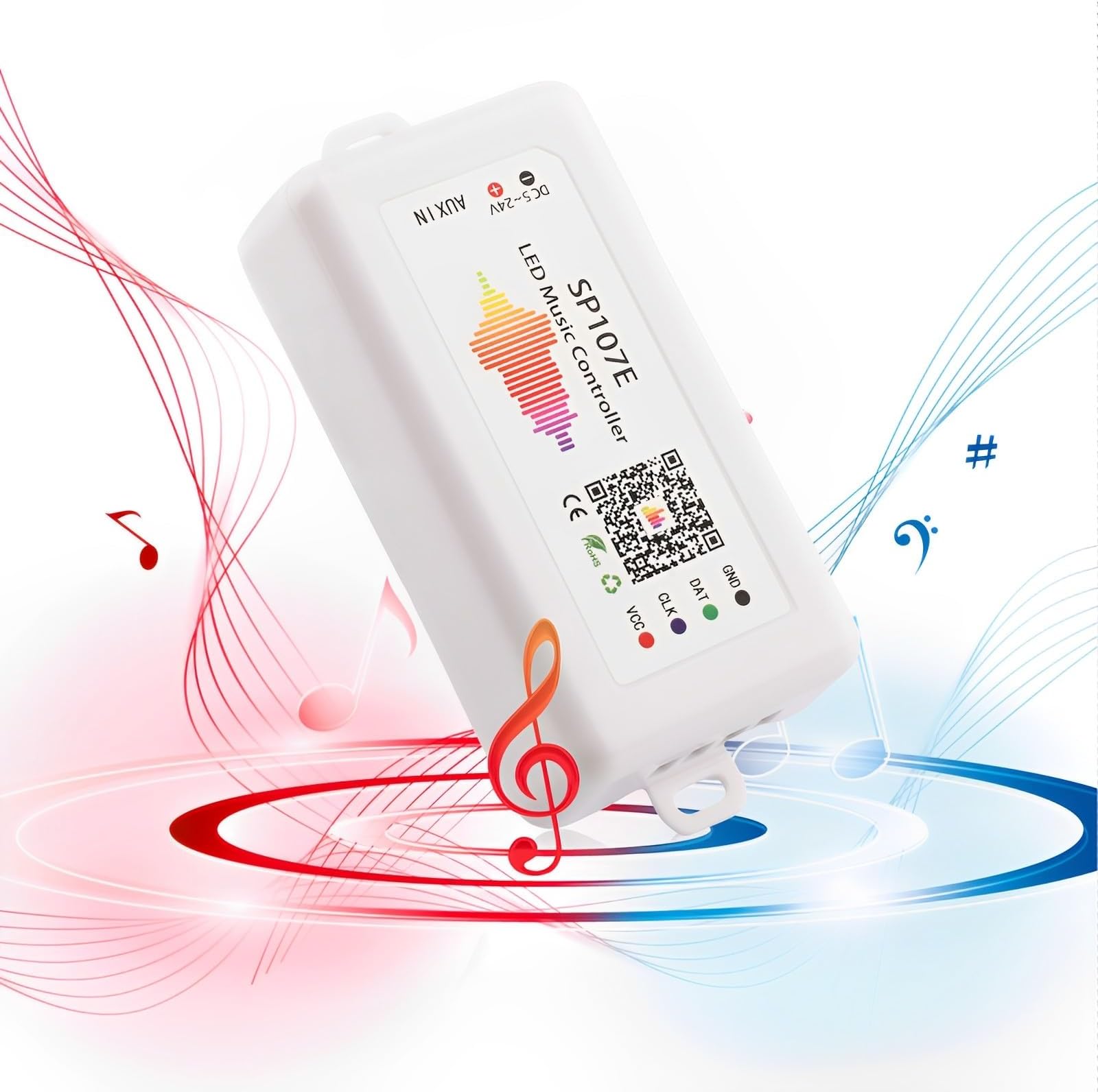 Amazon.com: FORIOT SP107E Addressable Pixel LED Light Controller DC 5V ...