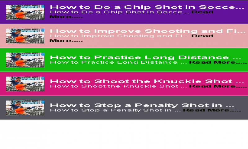Shot Soccer Tricks - App on Amazon Appstore