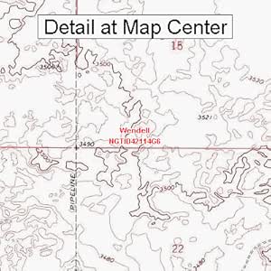 Amazon.com : USGS Topographic Quadrangle Map - Wendell, Idaho (Folded ...