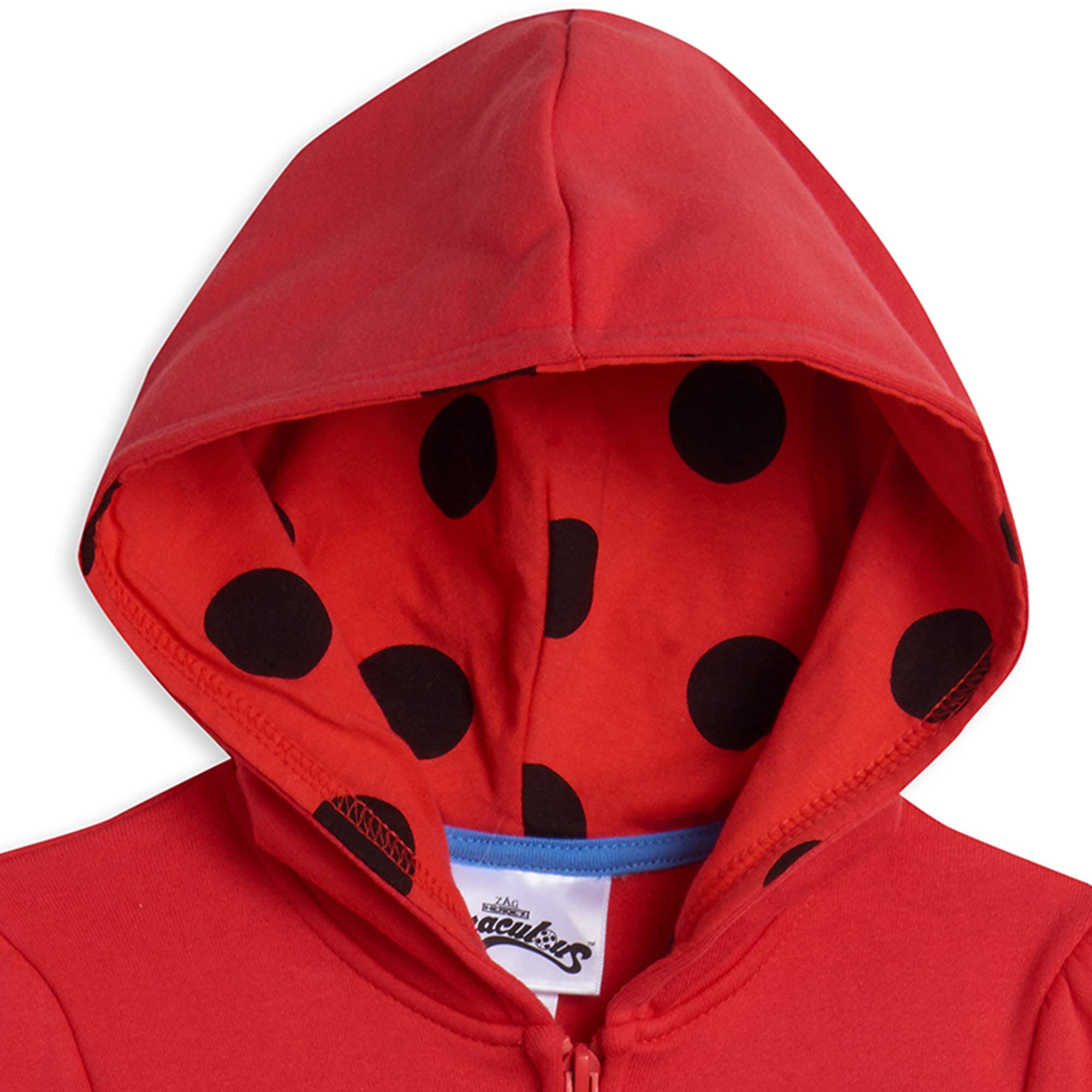 Miraculous Ladybug Long Sleeve Fleece Zip-up Hoodie: Buy Online in ...