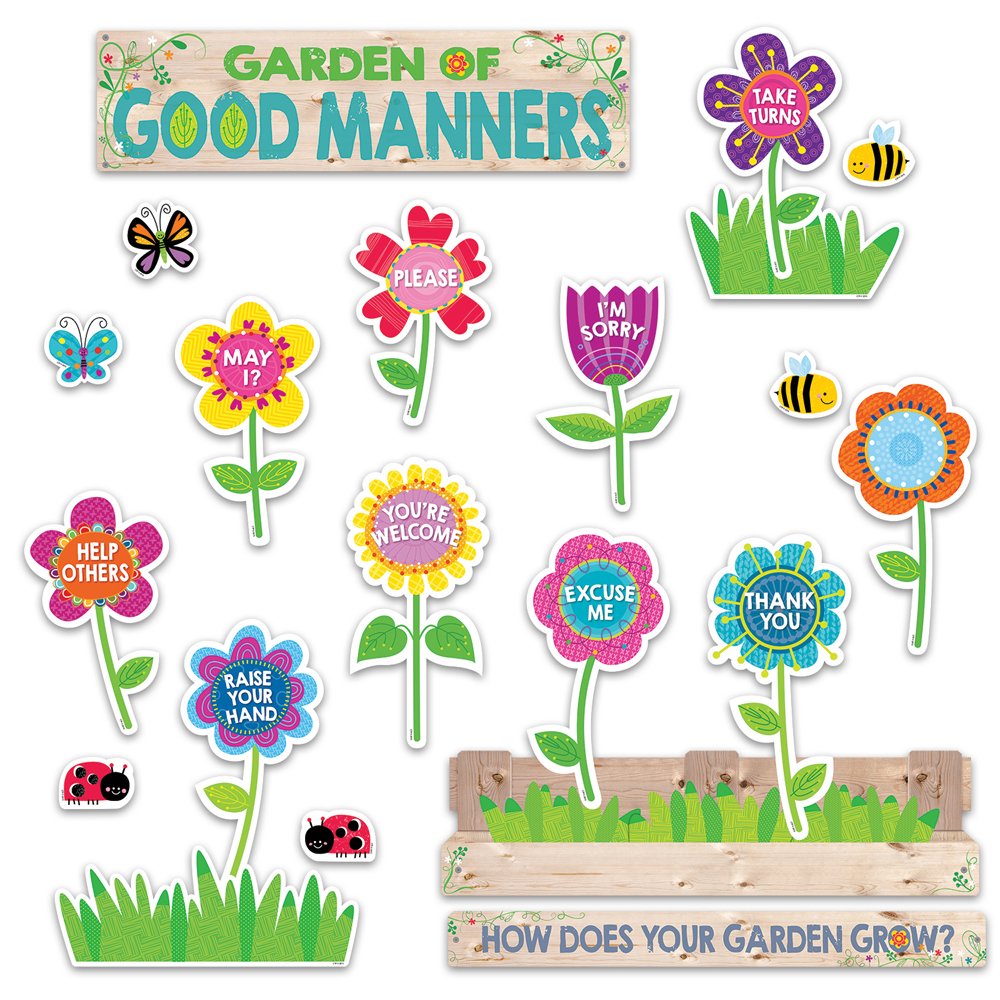 Amazon.com : Creative Teaching Press Garden of Good Manners Mini ...