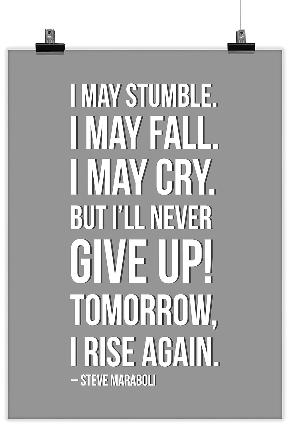 Inkdotpot Motivational Wall Art I May Stumble I May Fall I May Cry inkdotpot-motivational-wall-art-i-may-stumble-i-may-fall-i-may-cry