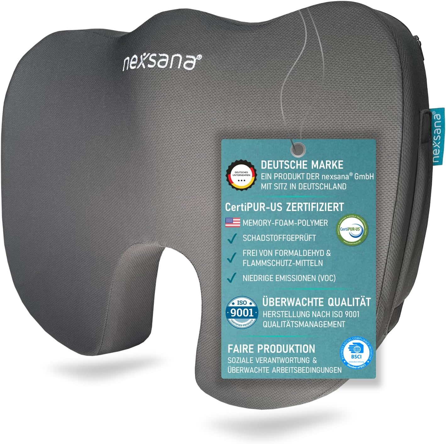 Amazon.de: Ottia® Sitzkissen Orthopädisch, Sitzkissen Stuhl für Rückenschmerzen, Orthopädisches ...