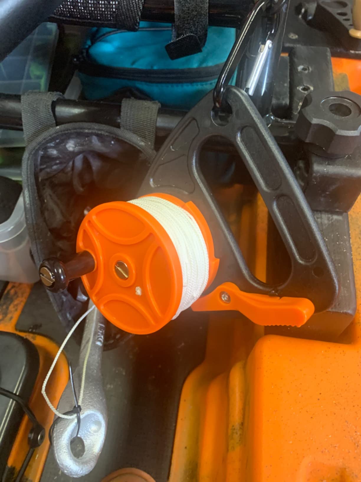 $5/mo - Finance Seafard Compact 150ft Scuba Dive Reel Kayak Anchor with ...