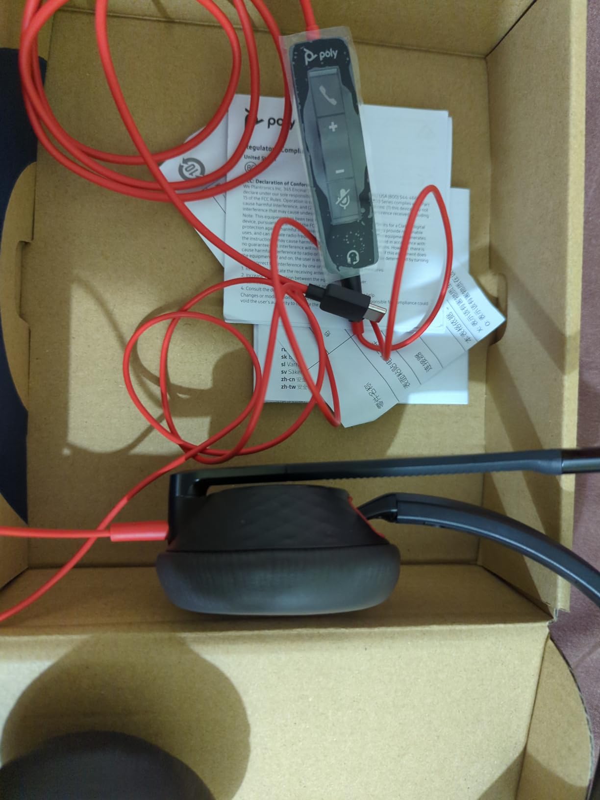 Plantronics Poly ( + Polycom) Blackwire 5220, C5220 Usb-C, Ww, Usb C/A ...