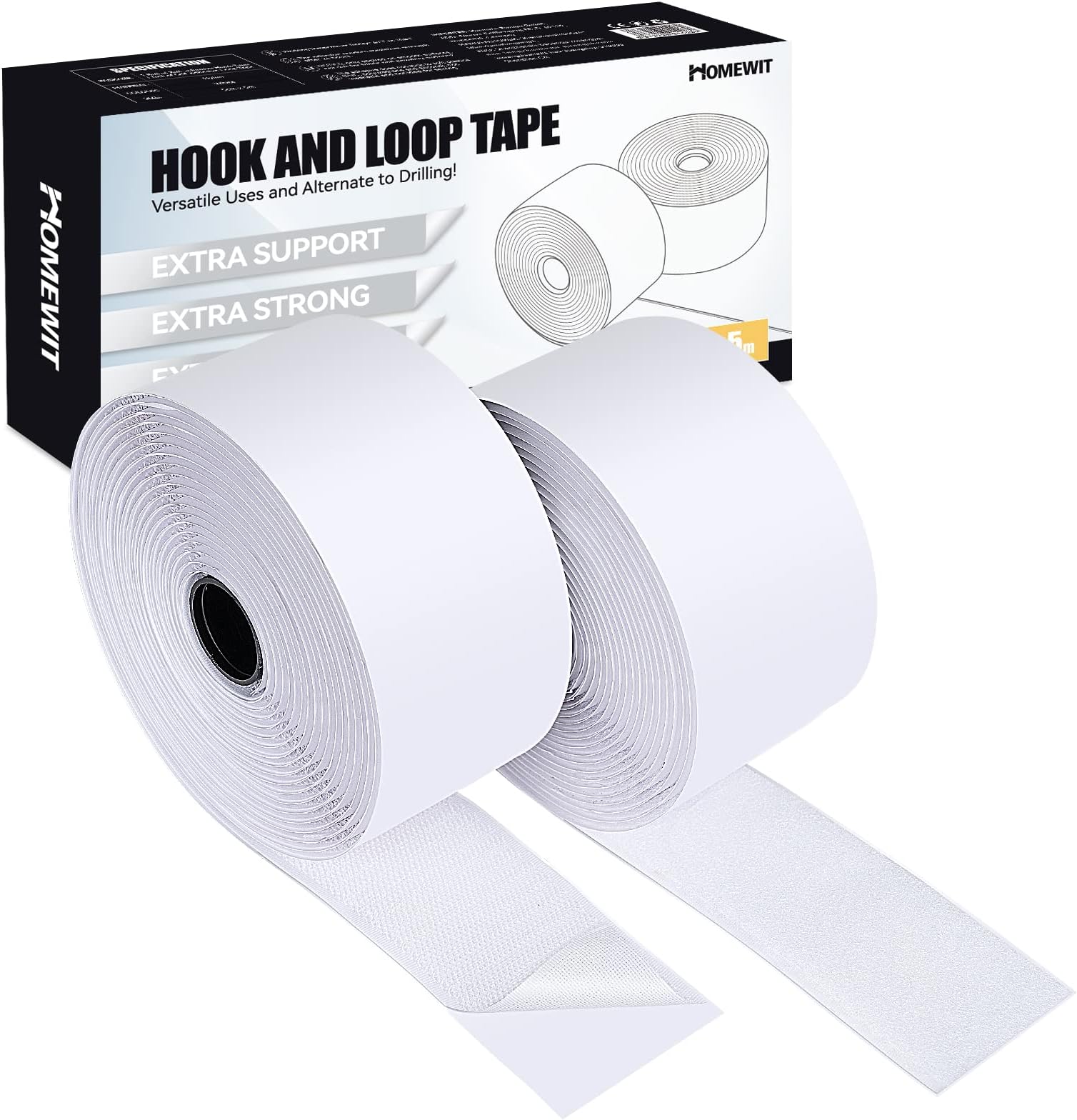 TEUVO Usage Intensif Scratch Autocollant, Permet de Maintenir les ...