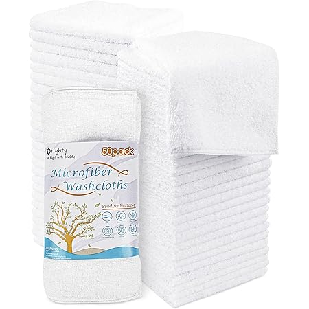 Amazon.com: Amazon Basics Fast Drying, Extra Absorbent, Terry Cotton ...
