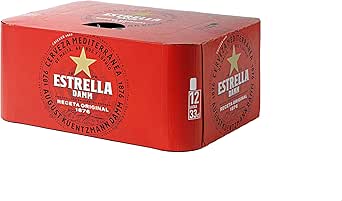 Bier Estrella Damm 12x33cl (Pack 12 Dosen) : Amazon.de: Lebensmittel ...