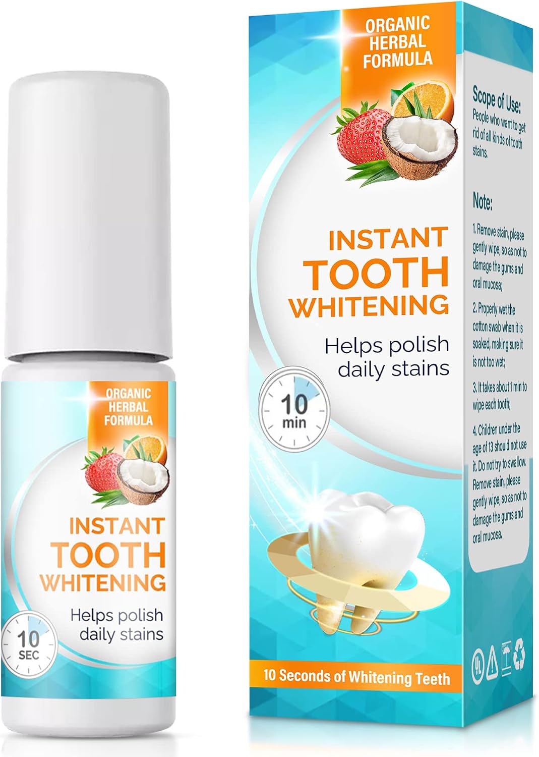 Amazon.com: Teeth Whitening Paint, Tooth Paint, Instant Teeth Whitening ...