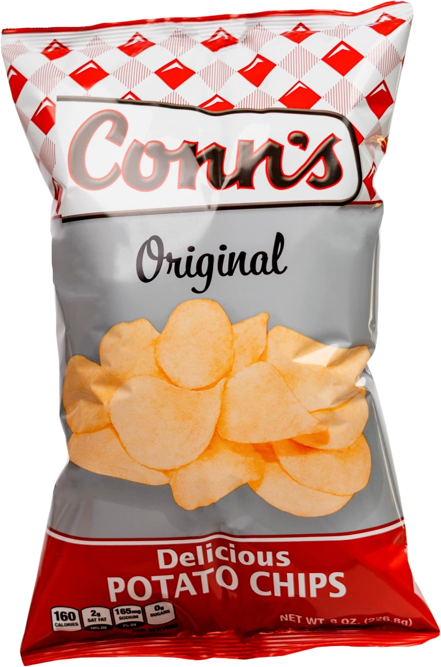 Amazon.com: Conn's Potato Chips (Original, 8 oz.) - 4 Pack - Very Shelf ...