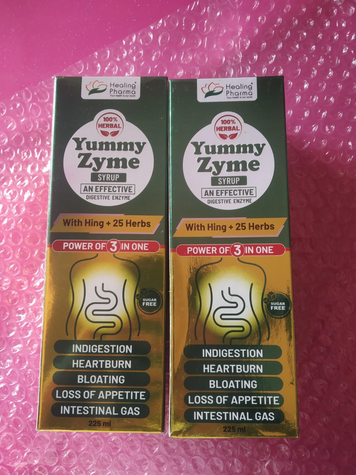Healing Pharma - Yummy Zyme Ayurvedic Syrup for Digestion 225ml ...