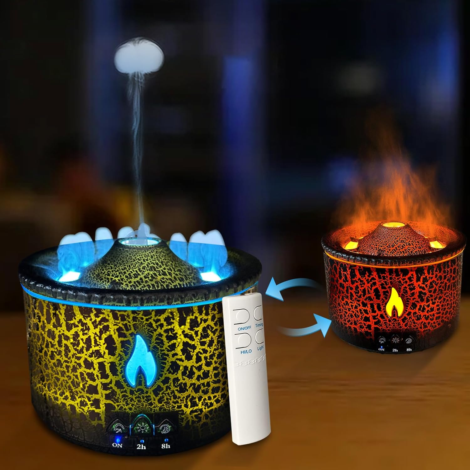 Amazon.com: Cechlicht Volcano Diffuser, Essential Oil Diffuser 300ml ...