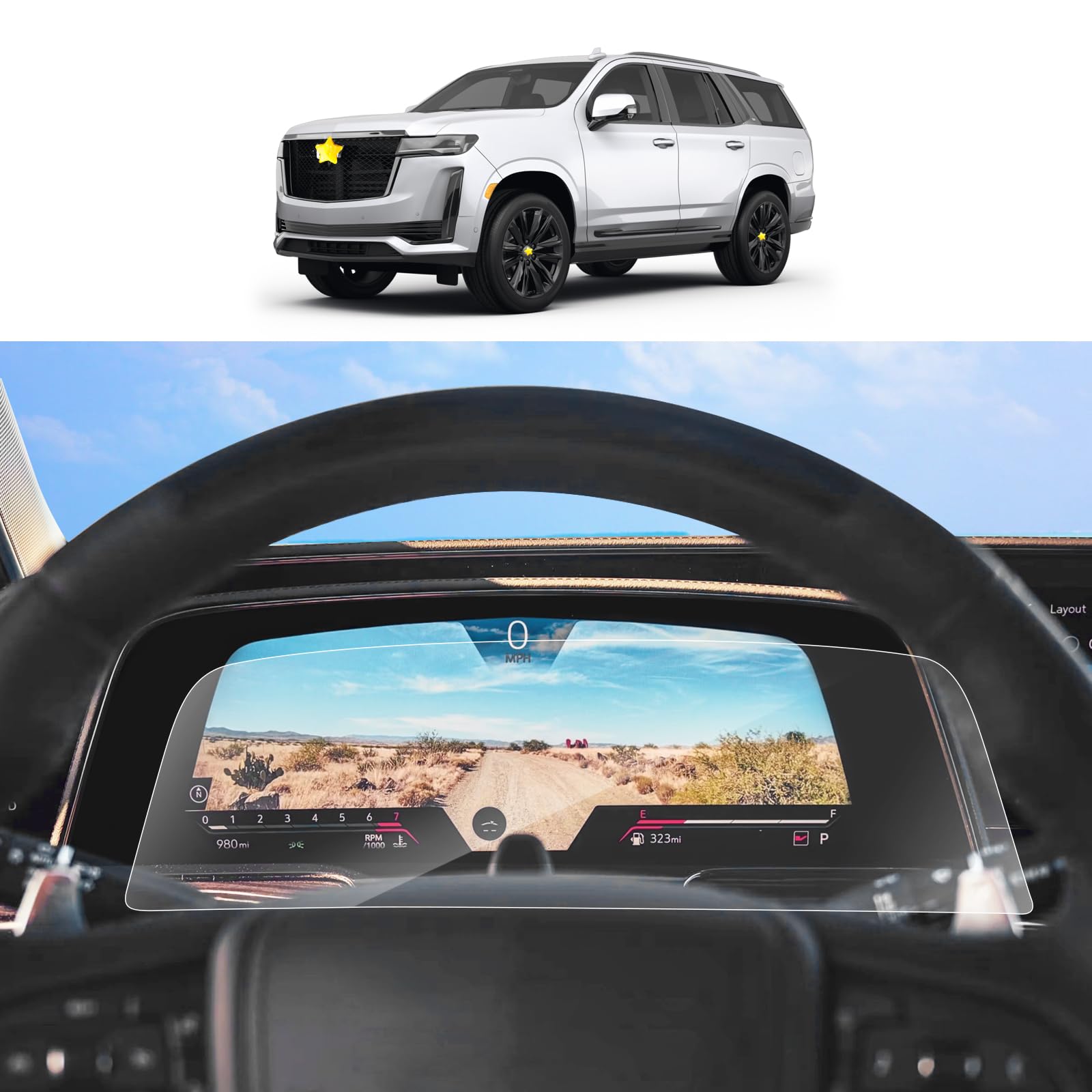 Amazon.com: SKTU for 2021 2022 2023 2024 Cadillac Escalade Screen ...
