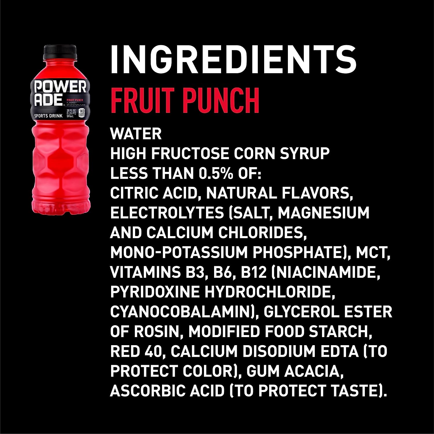 Snapklik.com : Powerade Liquid Hydration Energy Drink, Fruit Punch, 20 Oz