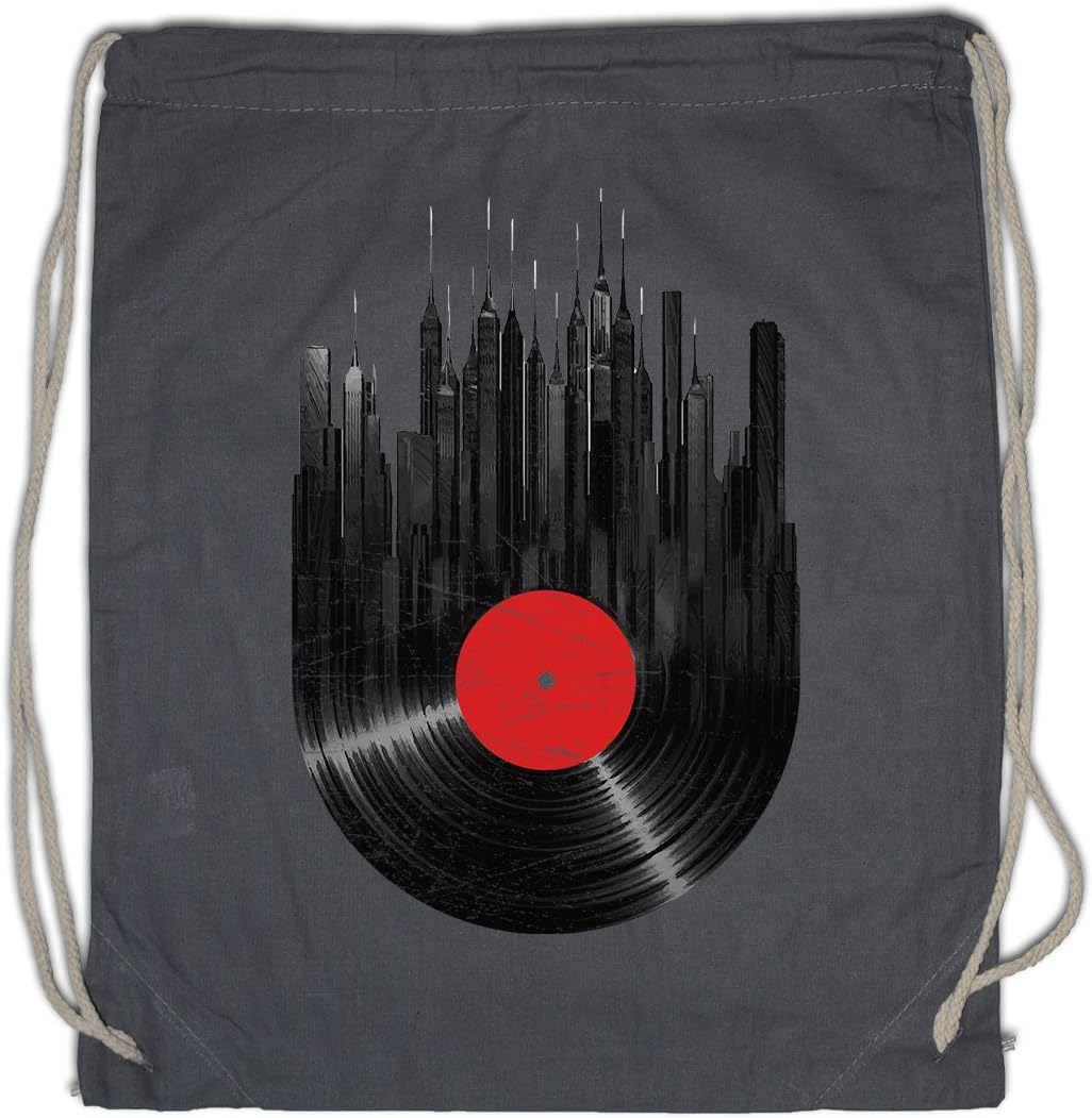 Amazon.com | Urban Backwoods Vinyl City Drawstring Bag Gym Sack ...