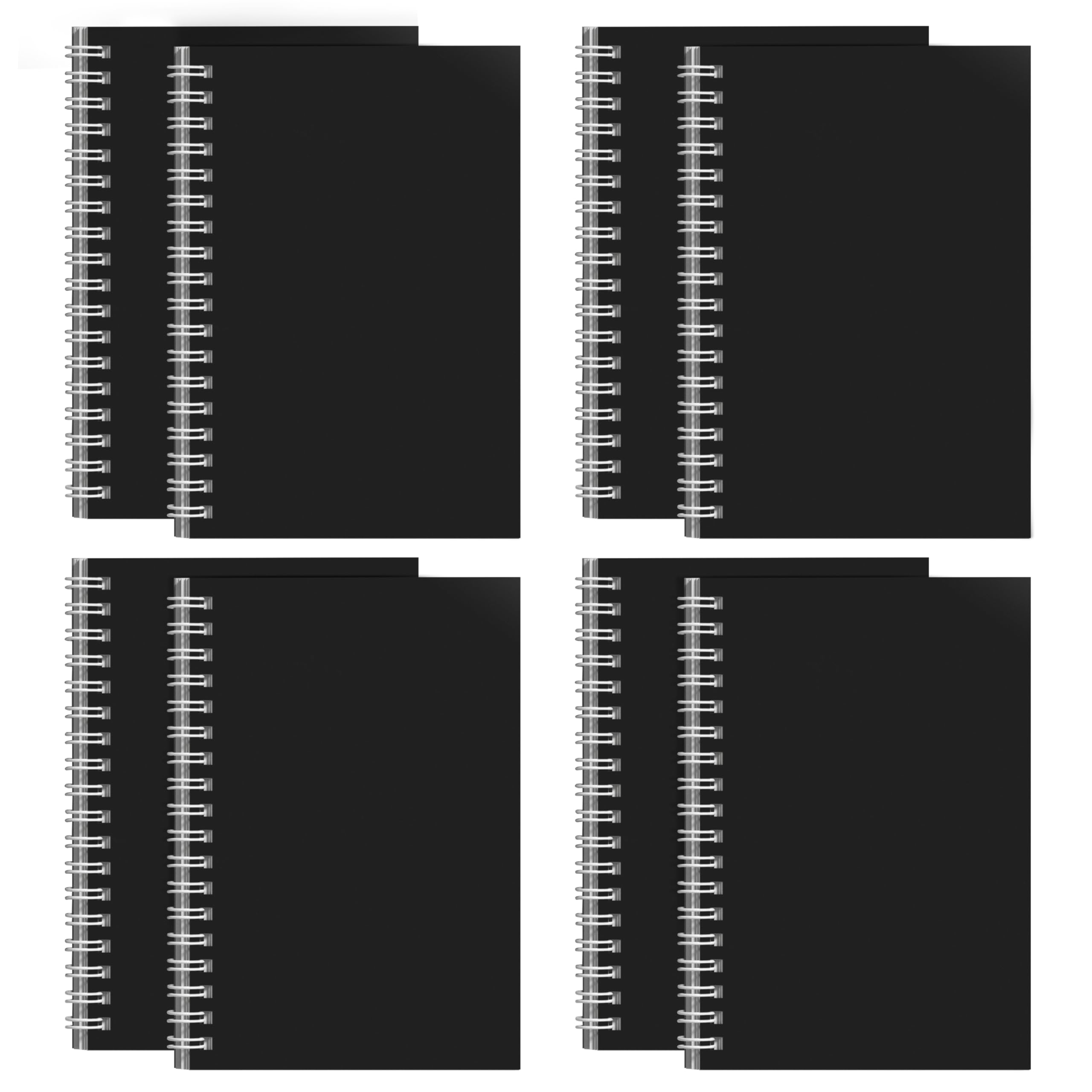 Snapklik.com : Nichela 8 Pack Spiral Notebook For Work - 4" X 6 ...