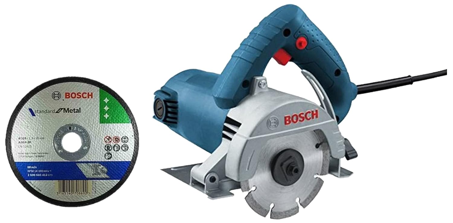 Bosch GDC 120 Professional Marble Cutter & Bosch AG4 Metal Cut Off ...