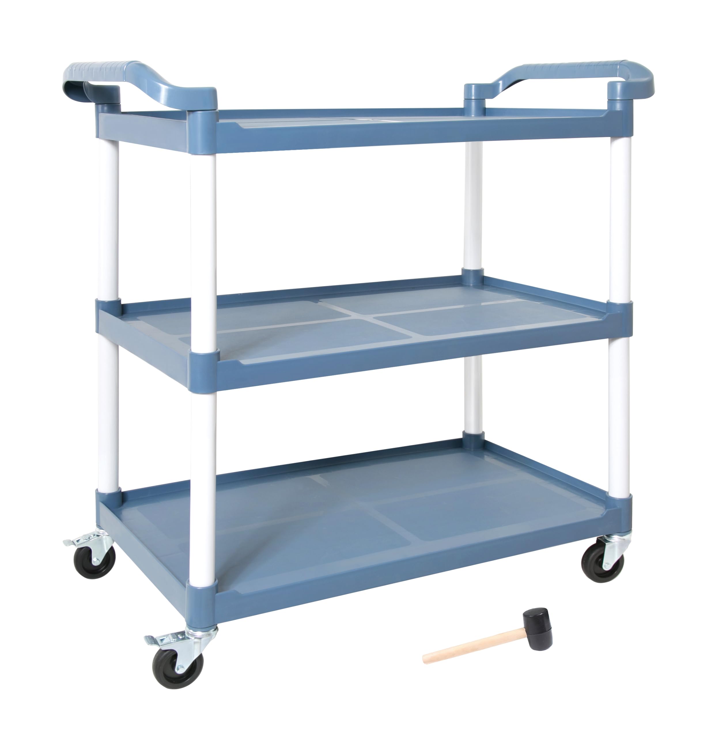 Amazon.com: RAYOCON 3-Tier Large Plastic Service Utility Cart, Food ...