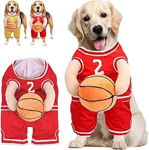 Amazon.com : Dog Basketball Costume with Ball, 2025 New Basketball Dog ...
