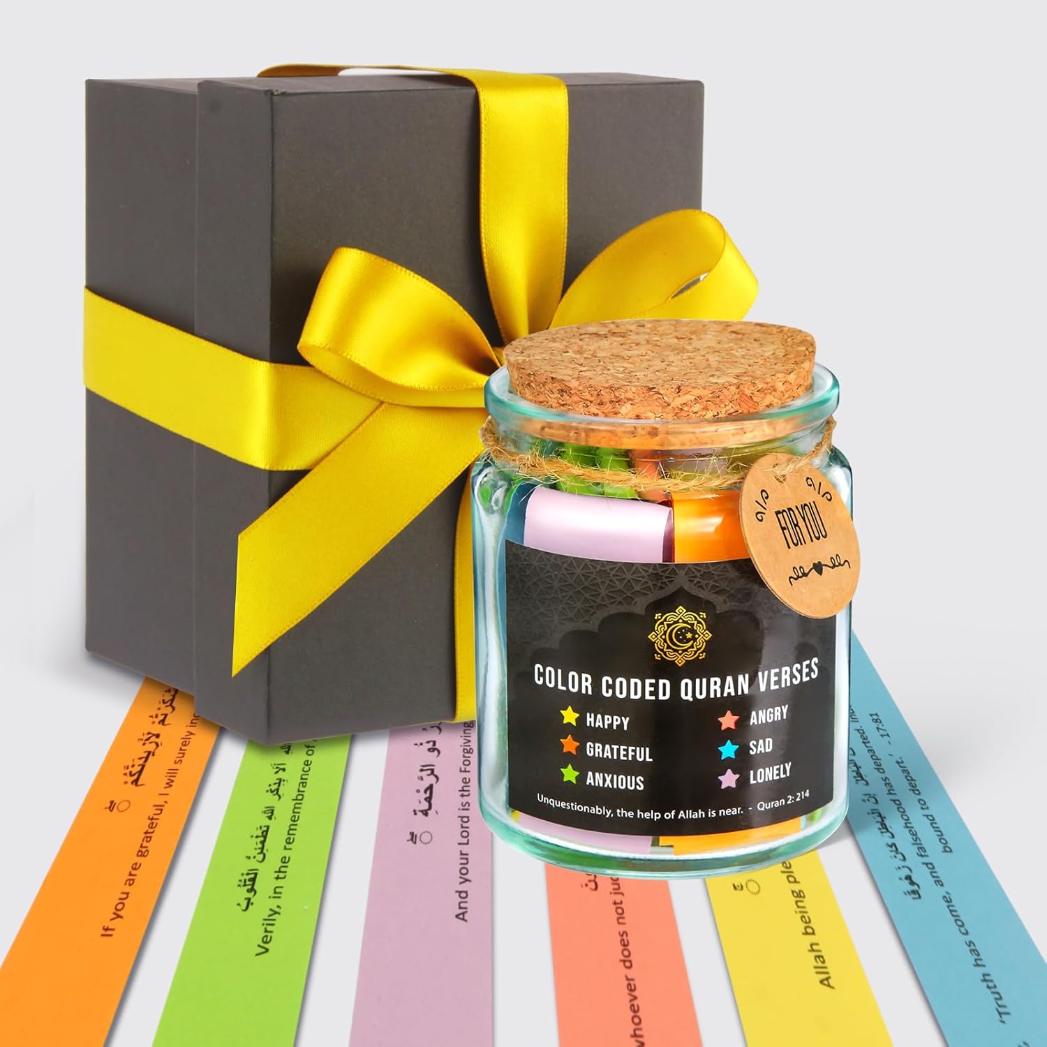 Amazon.com: Quran Verse Jar, Affirmation Jar, Spiritual Comfort, Prayer ...