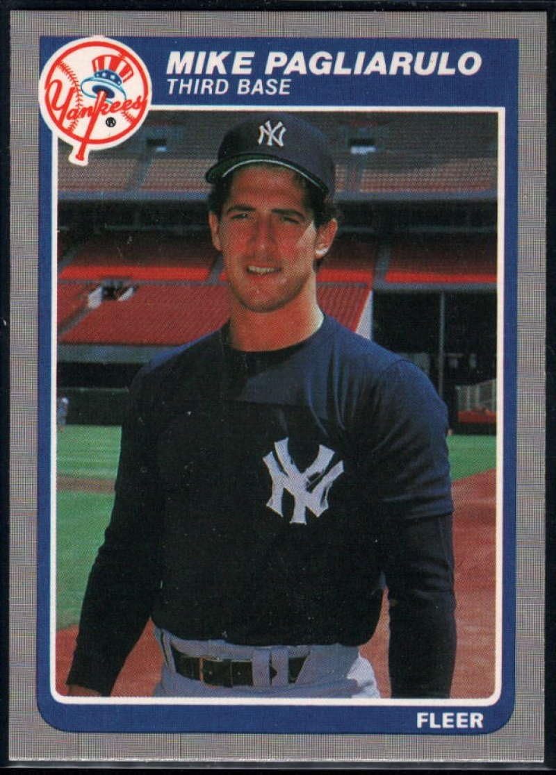 Amazon.com: Baseball MLB 1985 Fleer #139 Mike Pagliarulo RC Yankees ...