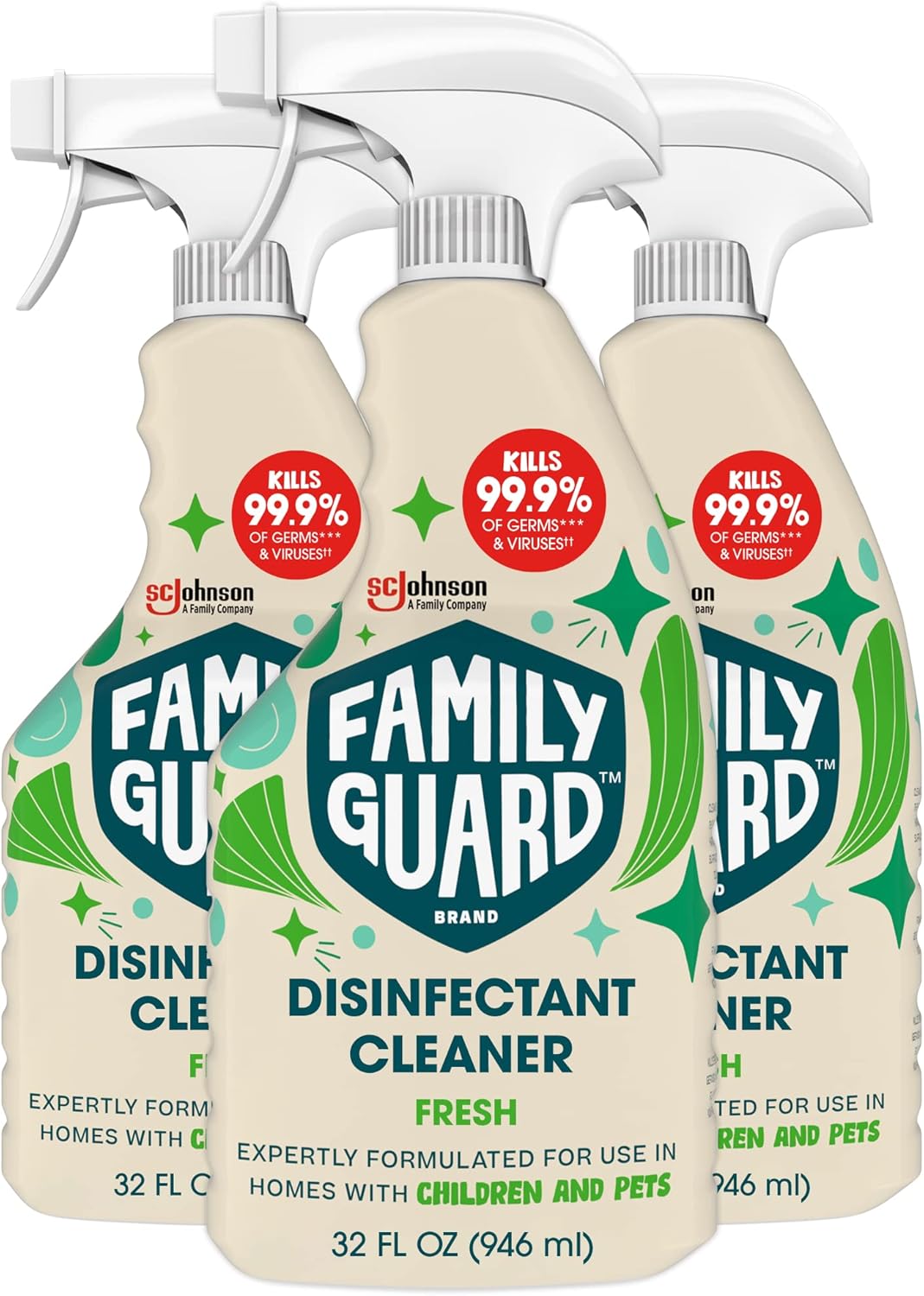 Amazon.com: FamilyGuard Brand Disinfectant Spray Trigger, Expertly ...