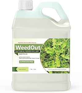 Weedout Organic Weedkiller - 5 litres - Free from Glyphosate - Made of ...