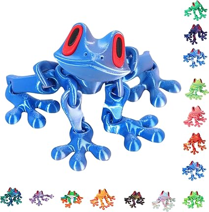 Amazon.com: Magnetic Frogs – 3D Printed Frog Fridge Magnet with ...