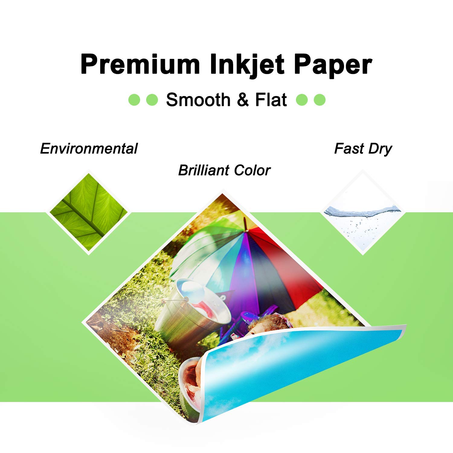 Photo Printing Paper Koala High Glossy Photo Paper - 100 Sheets 8.5x11 ...