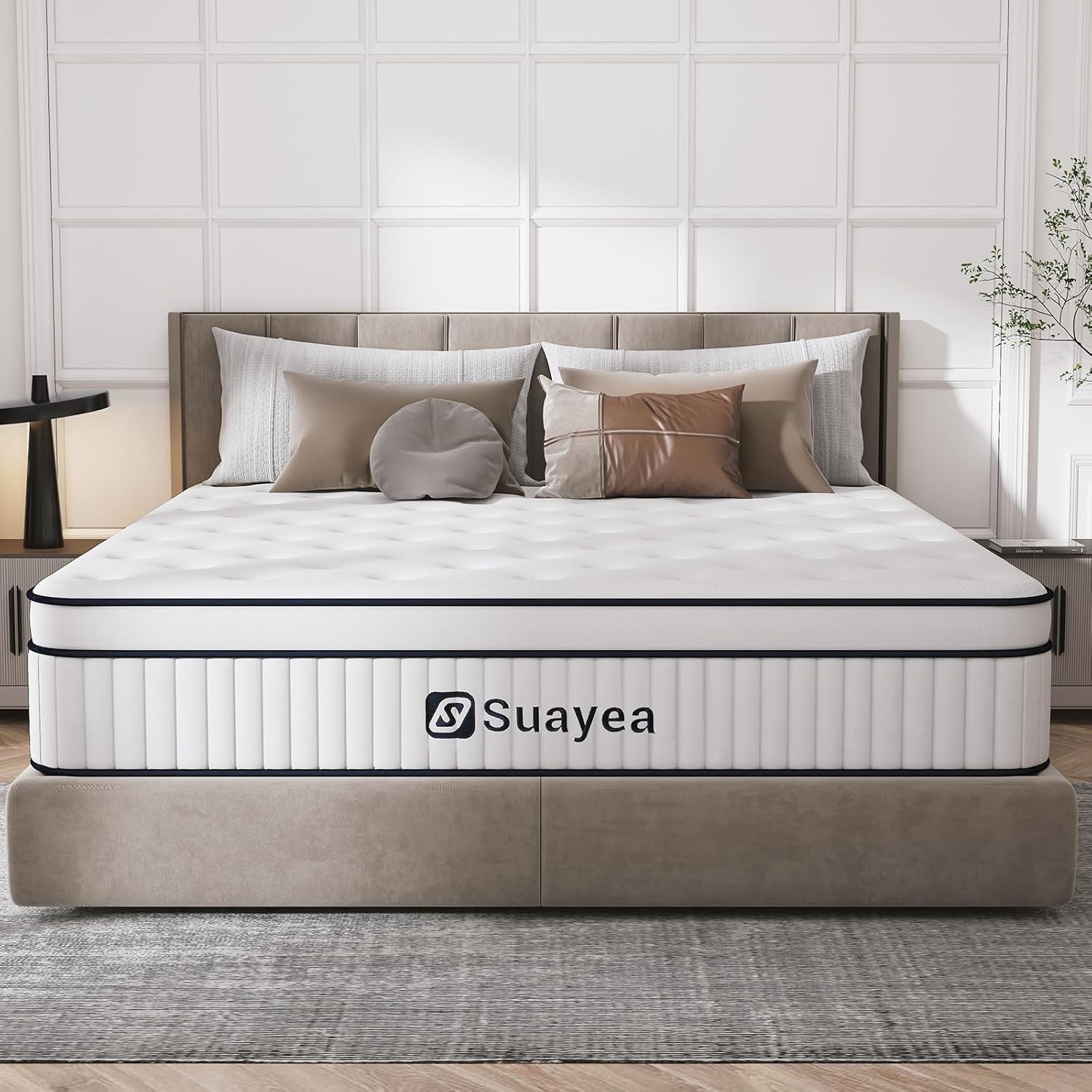 Amazon.com: SUAYEA King Mattress, 12 Inch King Size Mattress in a Box ...