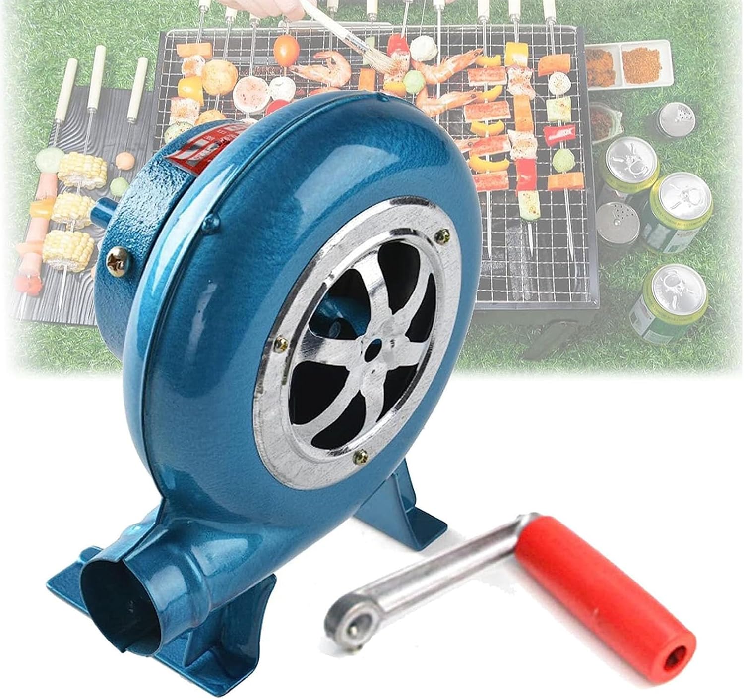 Amazon.com: JOUFNING Hand Crank Blacksmith Forge Blower - Manual Iron ...