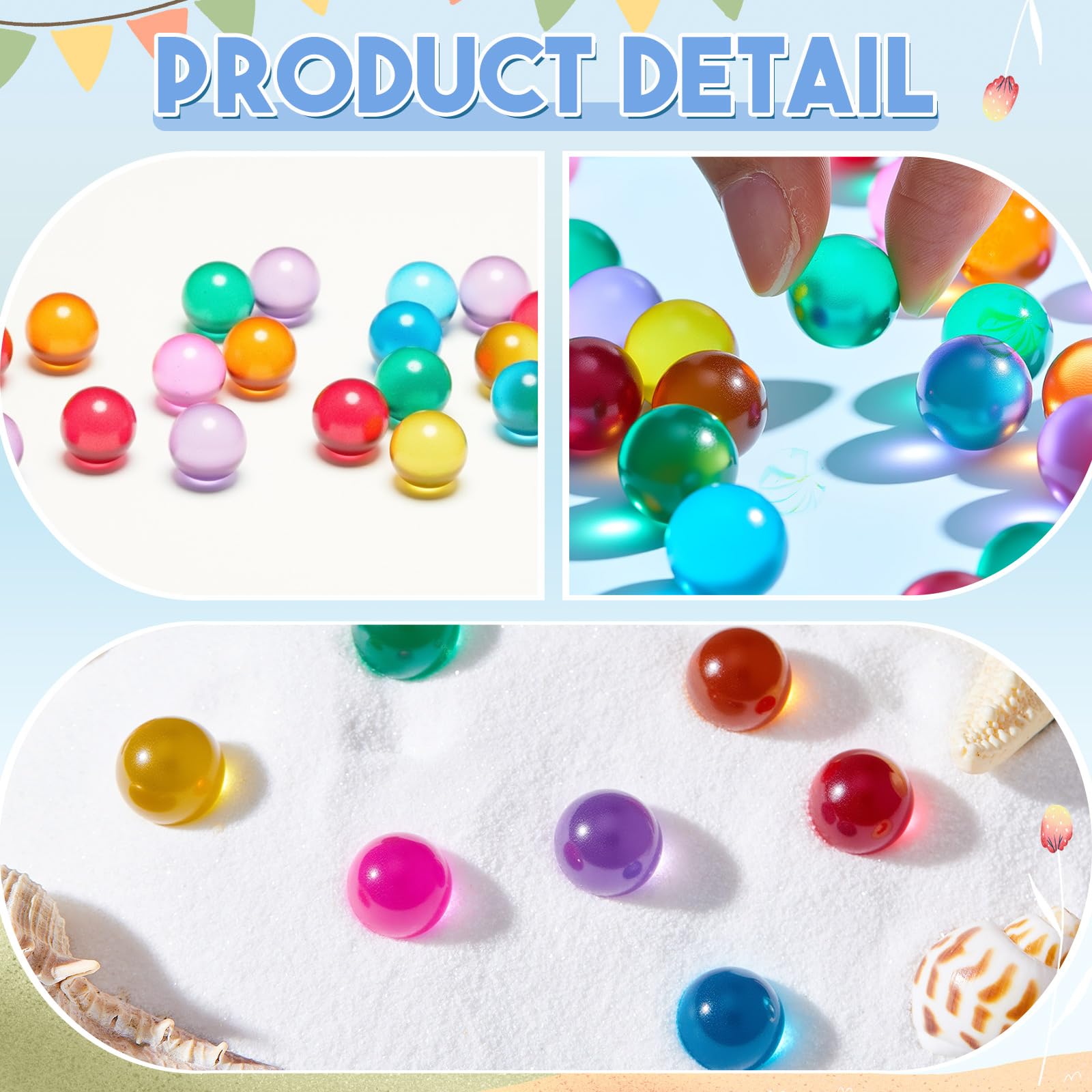 Snapklik.com : Sotiff 1000 Pieces Marbles Bulk Cats Eyes Glass Marbles ...