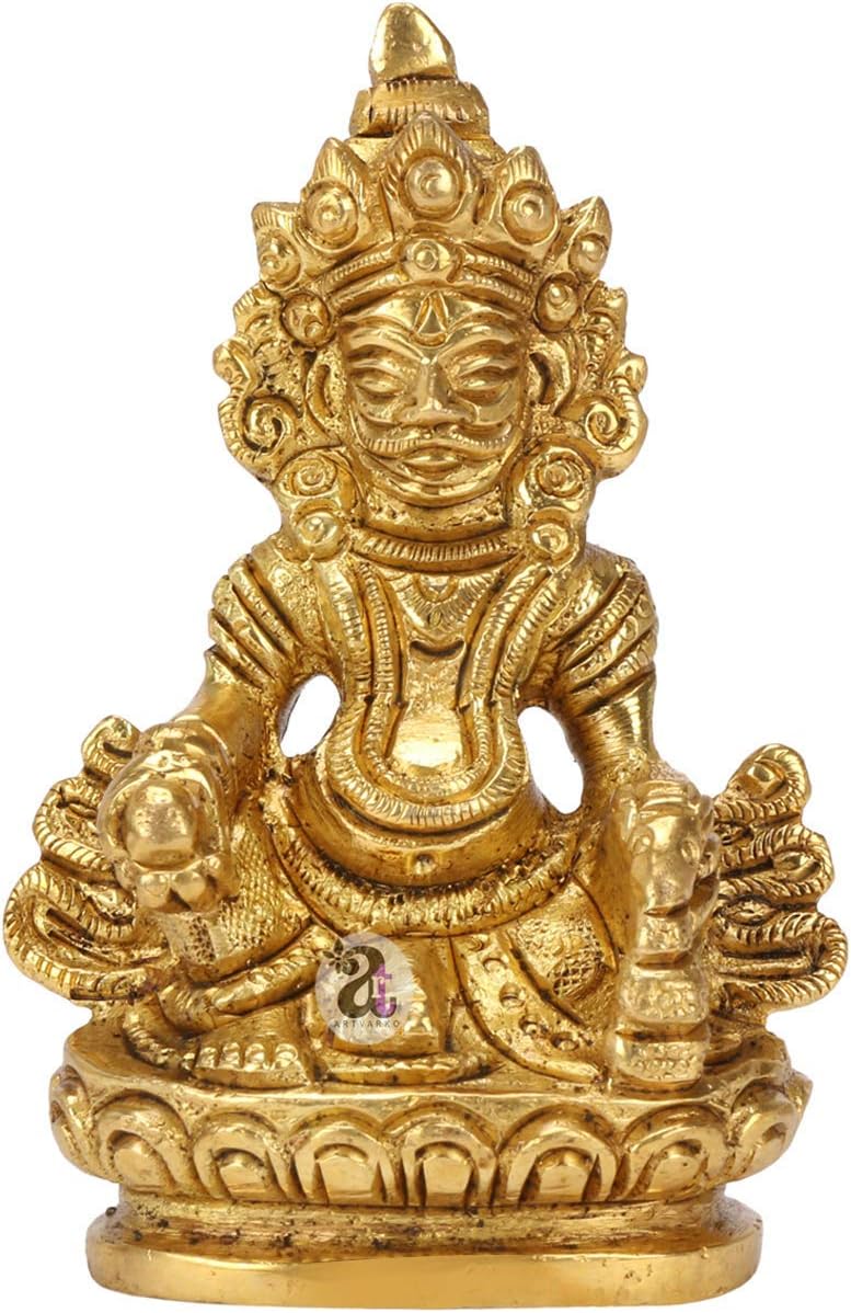 ARTVARKO Estatua india del Dios de la Riqueza Kuber - Dios hindú de la ...