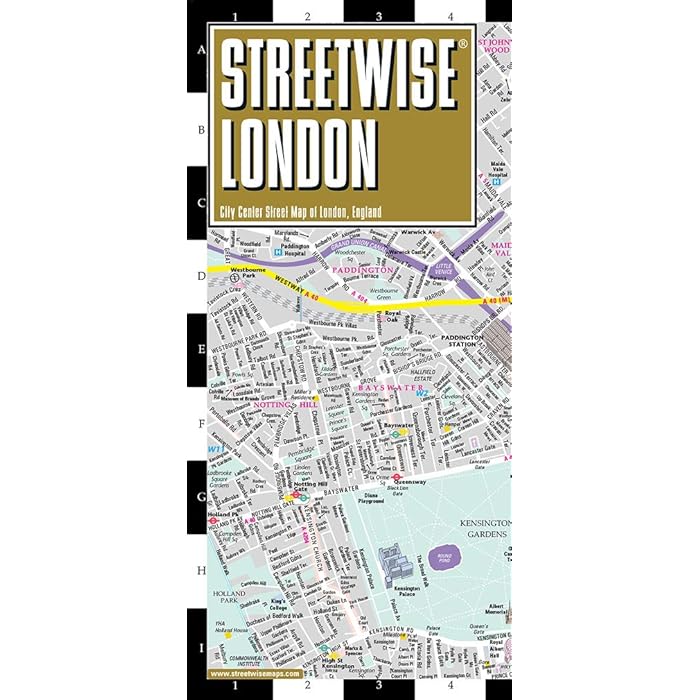 Buy Streetwise London Map - Laminated City Center Street Map of London ...