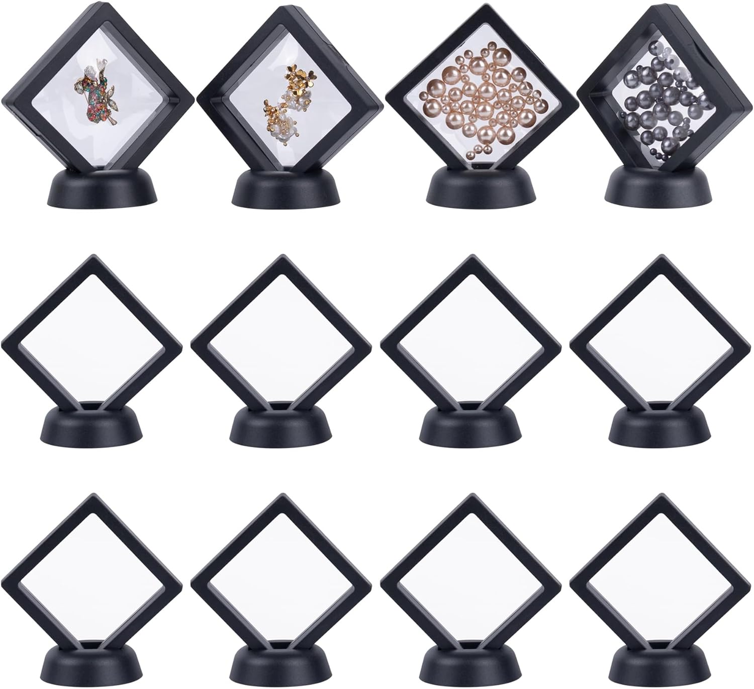 Amazon.com: Framendino, 20 Pack Black 3D Floating Frame Display Case Challenge Coin Holder 2.8 x ...