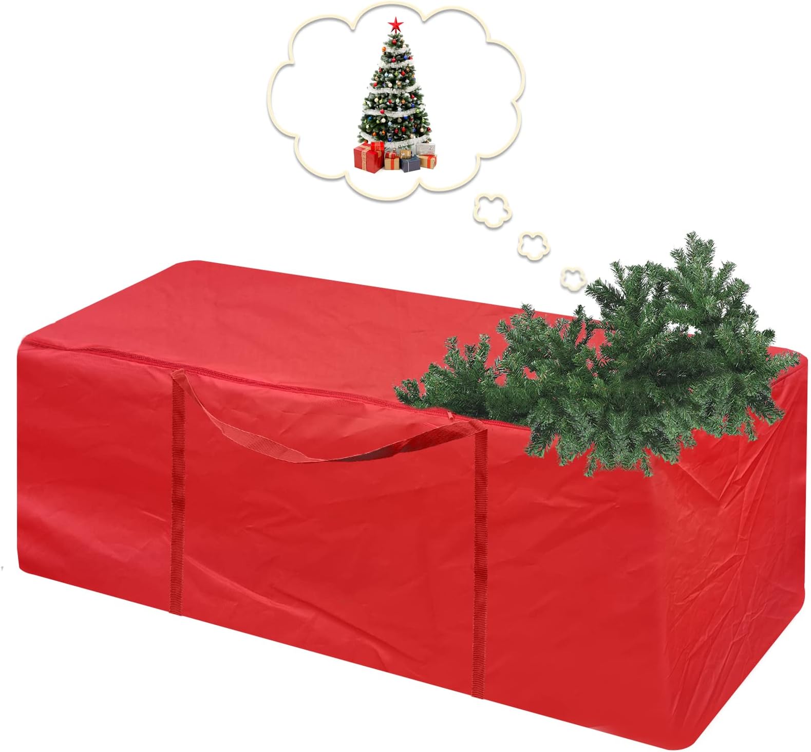 Amazon.com: Holiday Cheer Christmas Tree Storage Bag – Heavy Duty ...