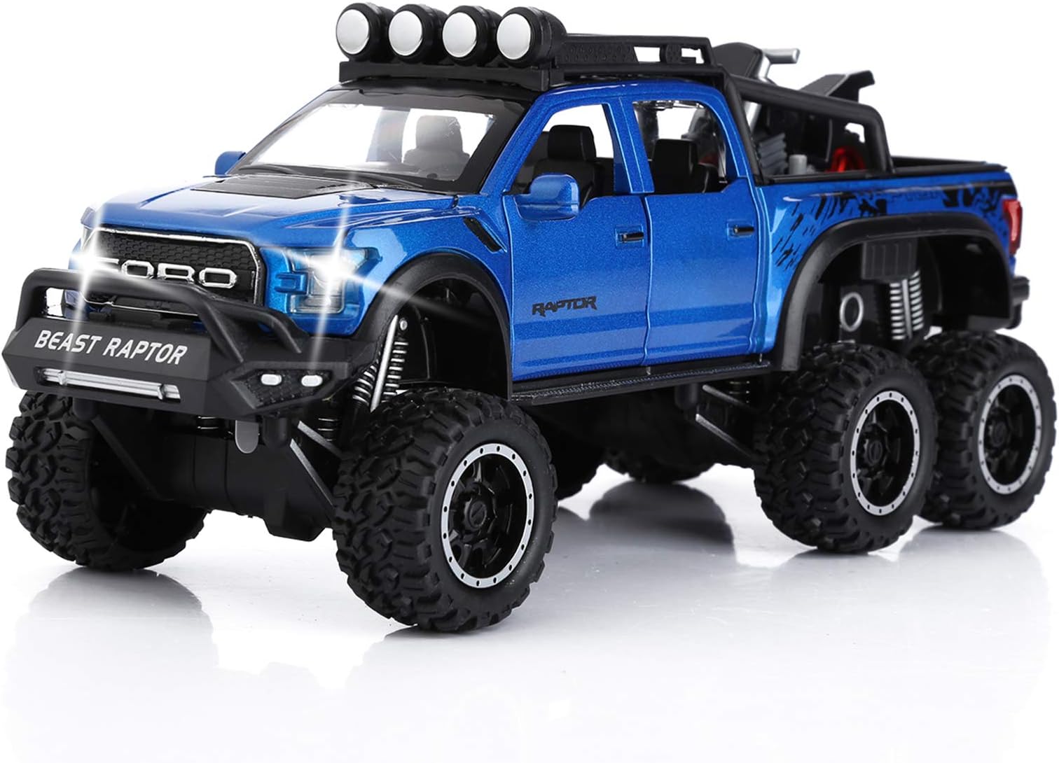 Amazon.com: Maisto 2017 Ford F150 Raptor Off-Road Edition 1:24 Scale ...