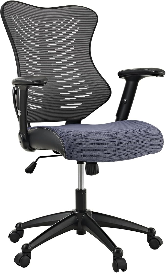 Amazon.com: Modway Clutch Ergonomic Mesh Computer Desk Office Chair in ...