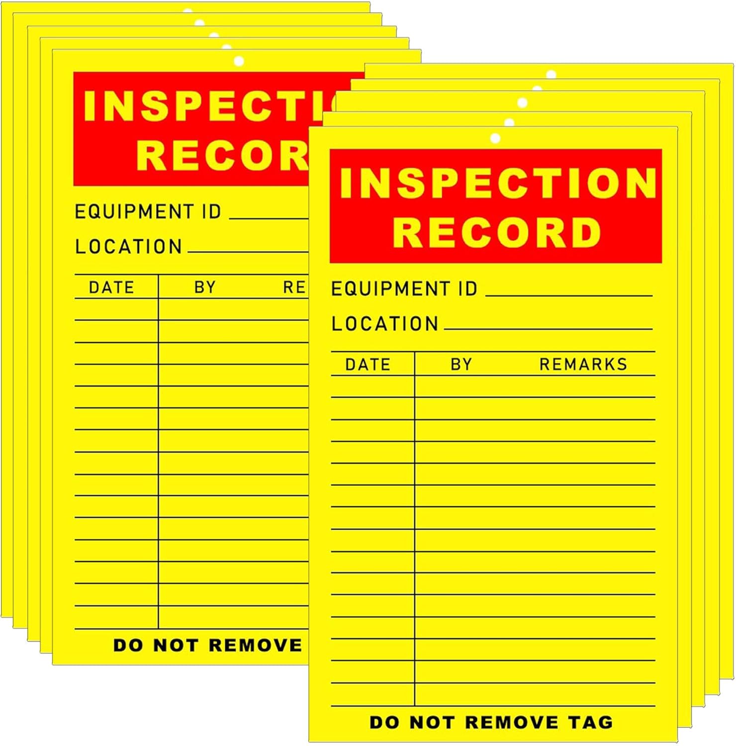 Amazon.com : Inspection Record Labels Safety Tag 25 Pcs Year ...