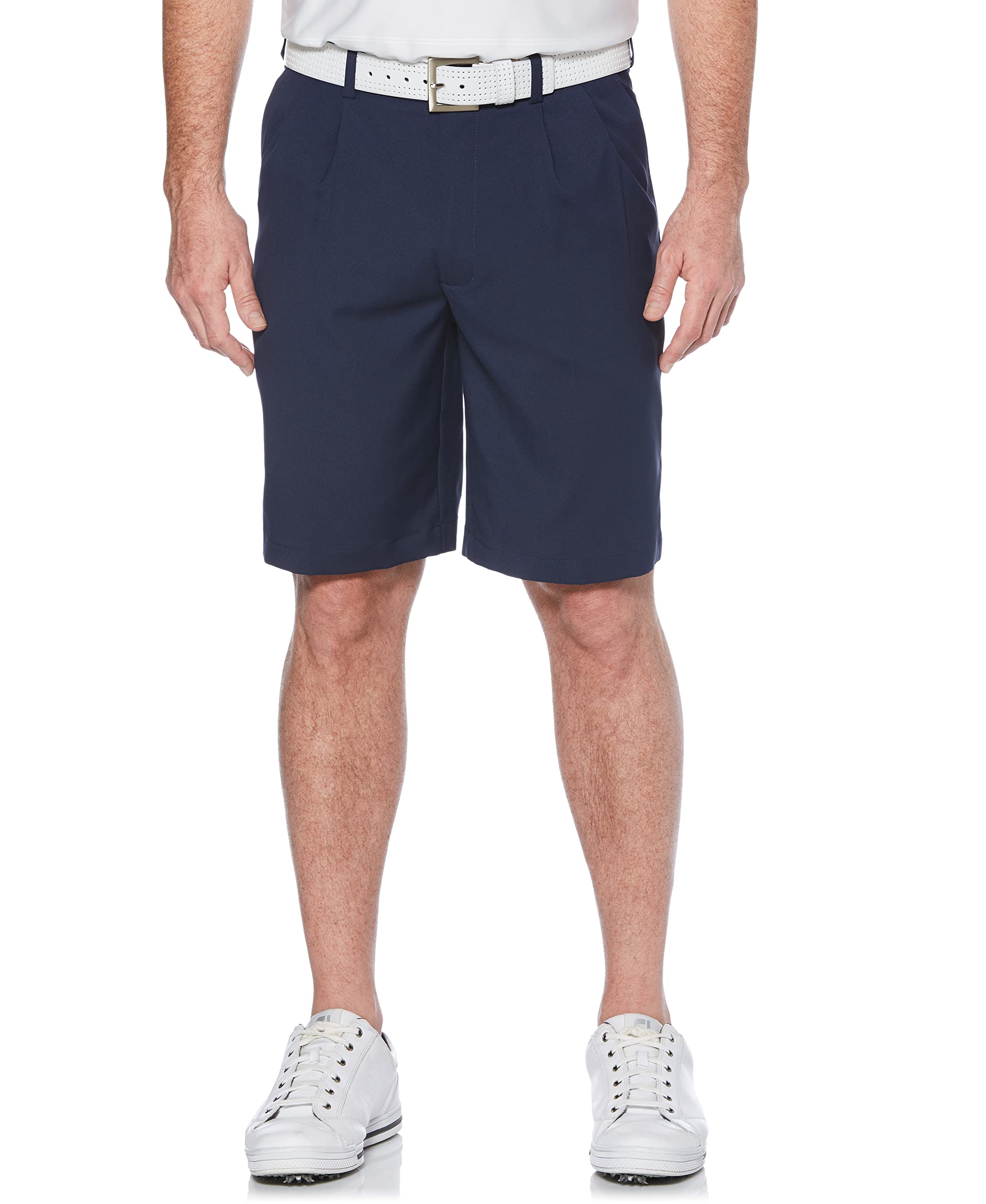 Snapklik.com : PGA TOUR Mens Double Pleat Expandable Golf Short