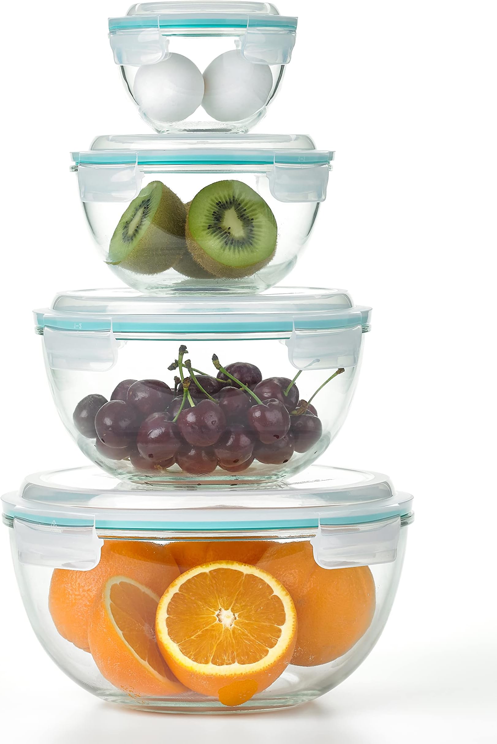 Amazon.com: Glasslock 2 Rectangle and 2 Square Assorted Oven Safe ...