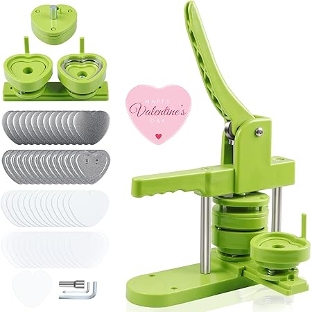 Amazon.com: Happizza Button Maker Mold 3 inch/75mm, Interchangeable Die ...