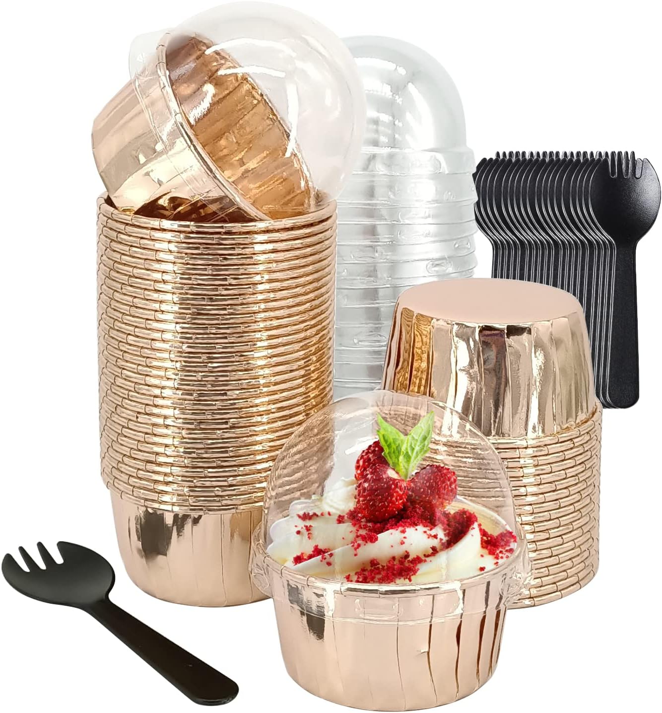 Amazon.com: Disposable Ramekins with Lids - Katbite 60 Pack 5oz ...