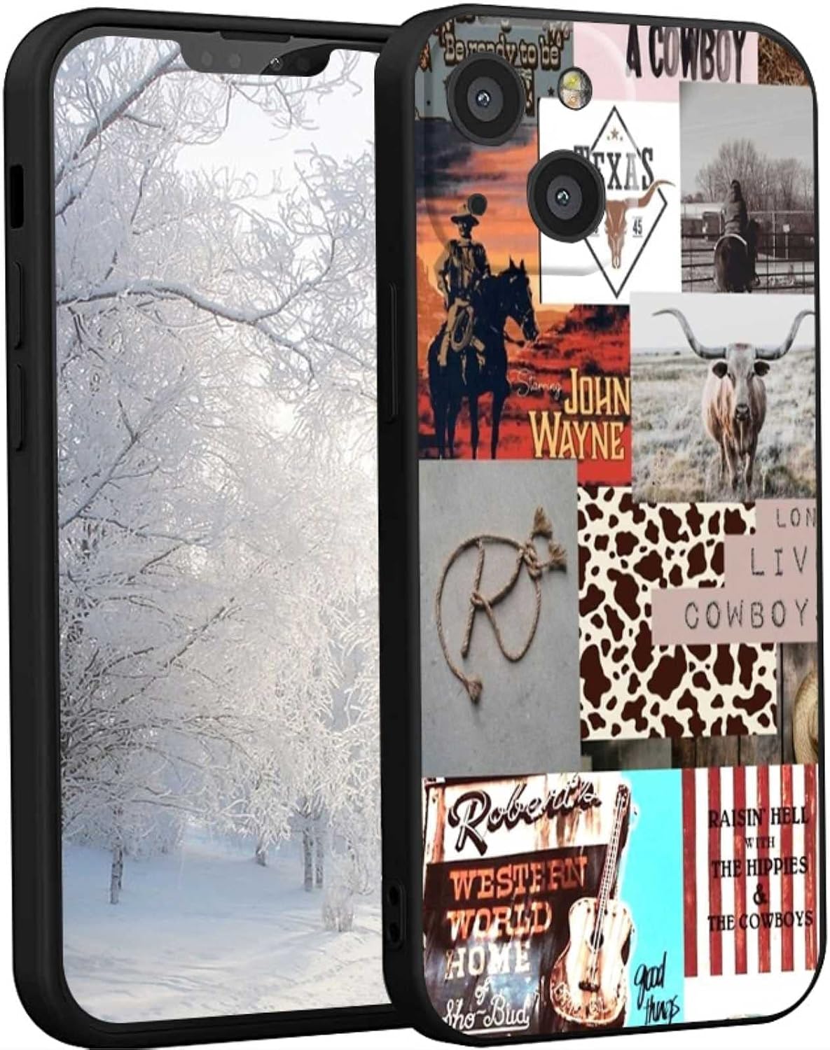 Amazon.com: Compatible with iPhone 14 Western Case,Western Collage ...