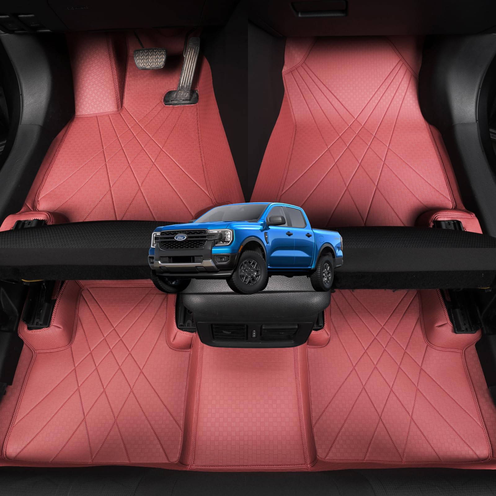 Amazon.com: EKR Custom Fit Ranger Car Floor Mats for Select Ford Ranger ...