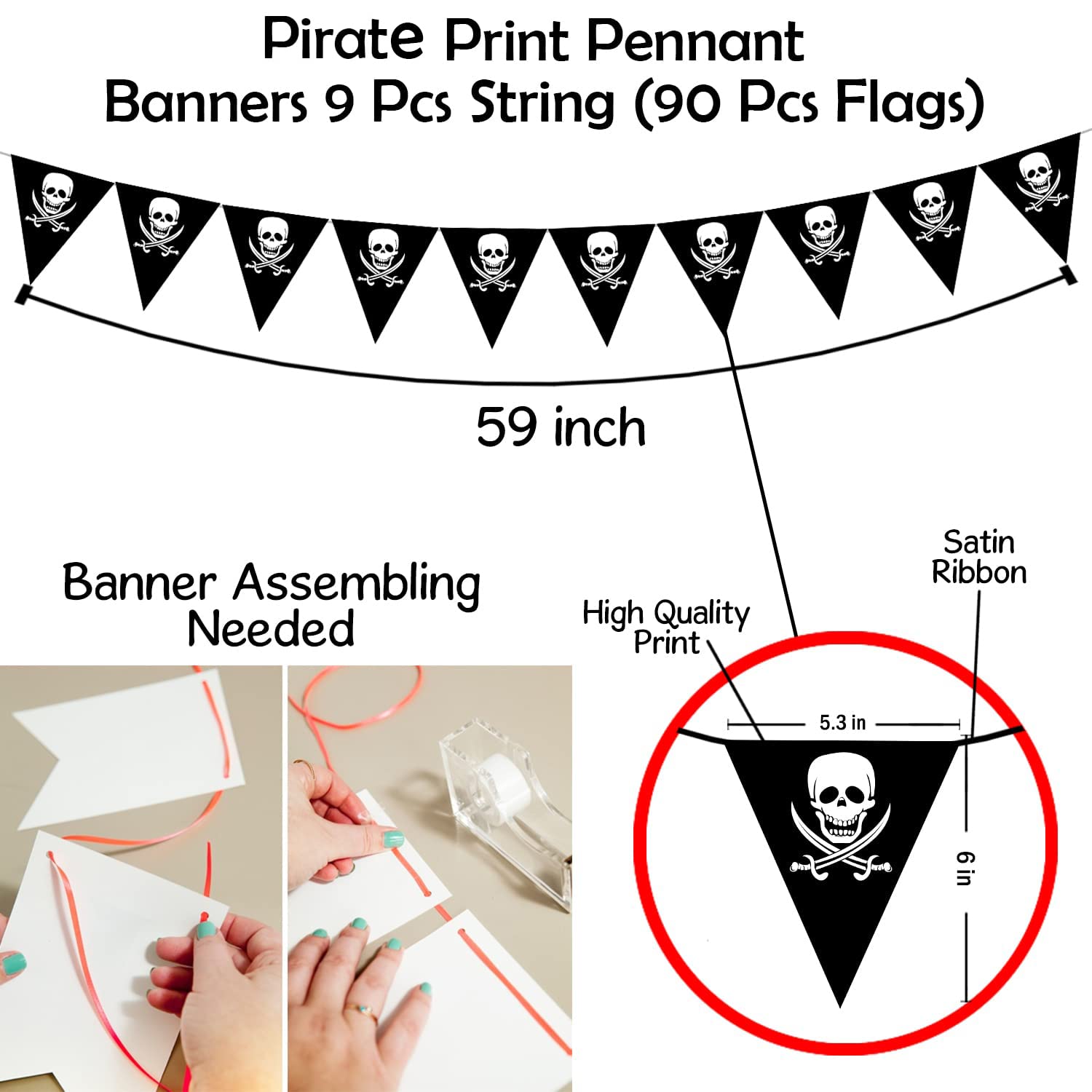 Pirates Triangle Banner