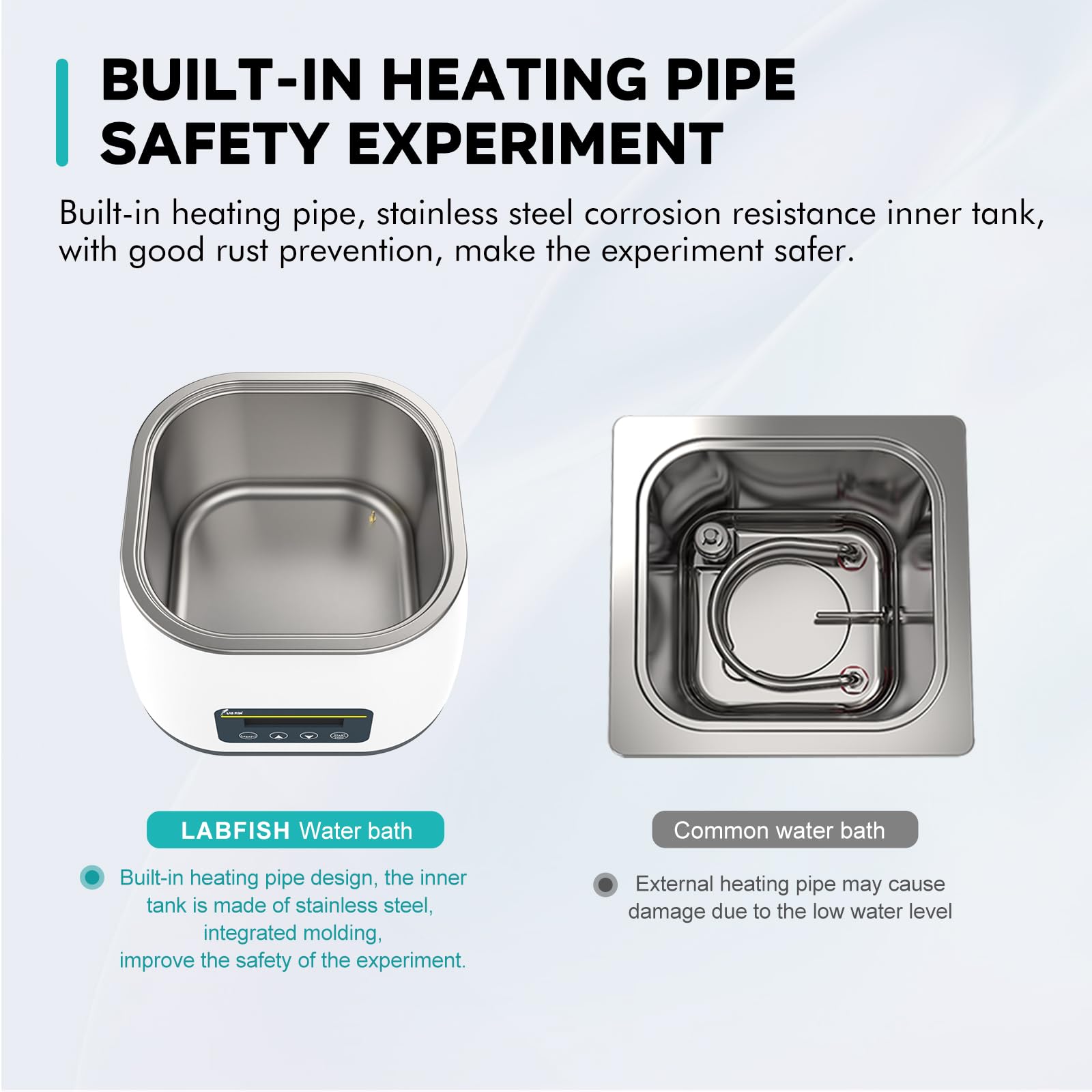 3L Water Bath Heater LAB FISH 3L Laboratory Water Bath - 100°C ...