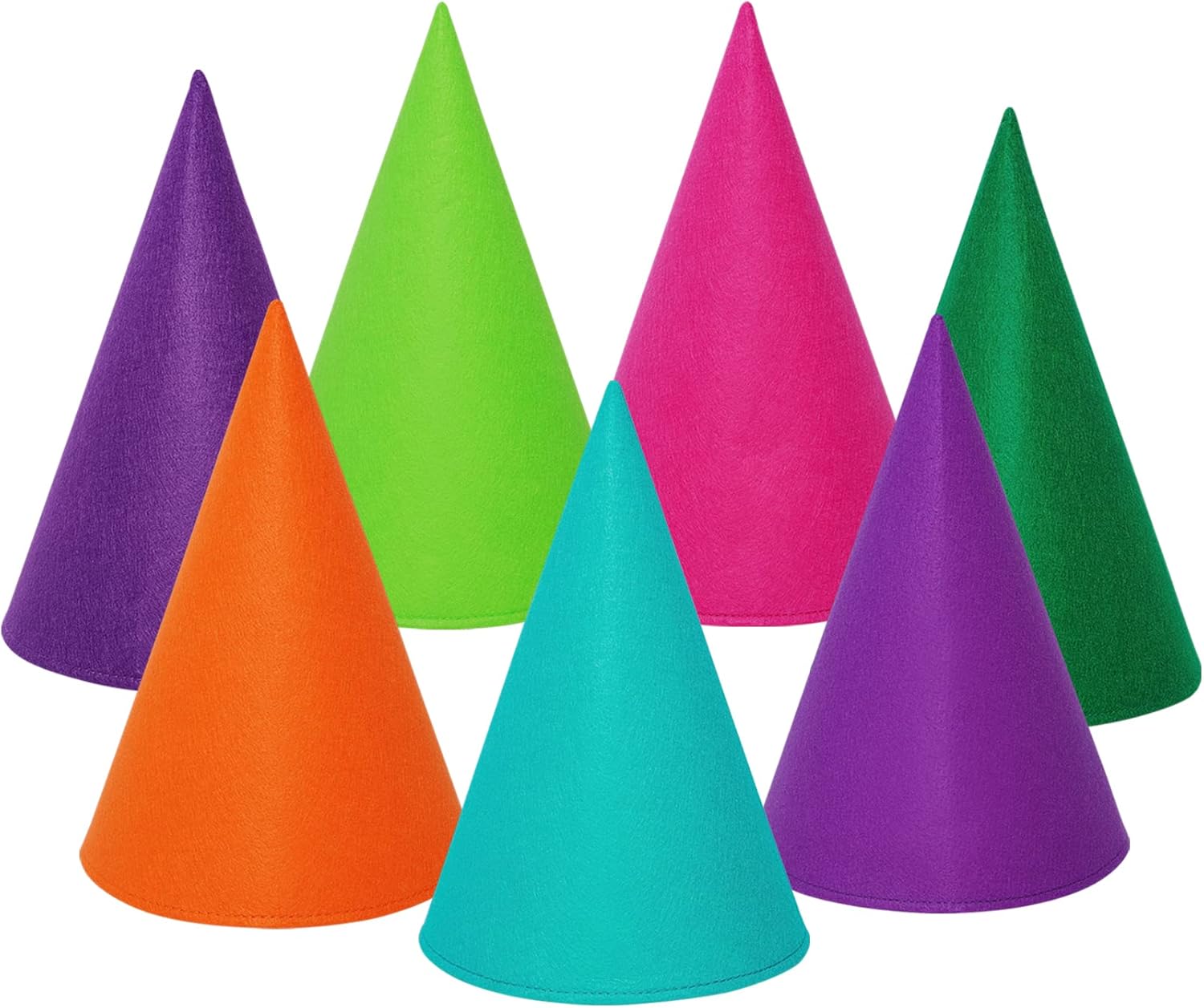 Amazon.com: Fengek 7 Packs Gnome Hats, Felt Dwarf Hats for Unisex ...